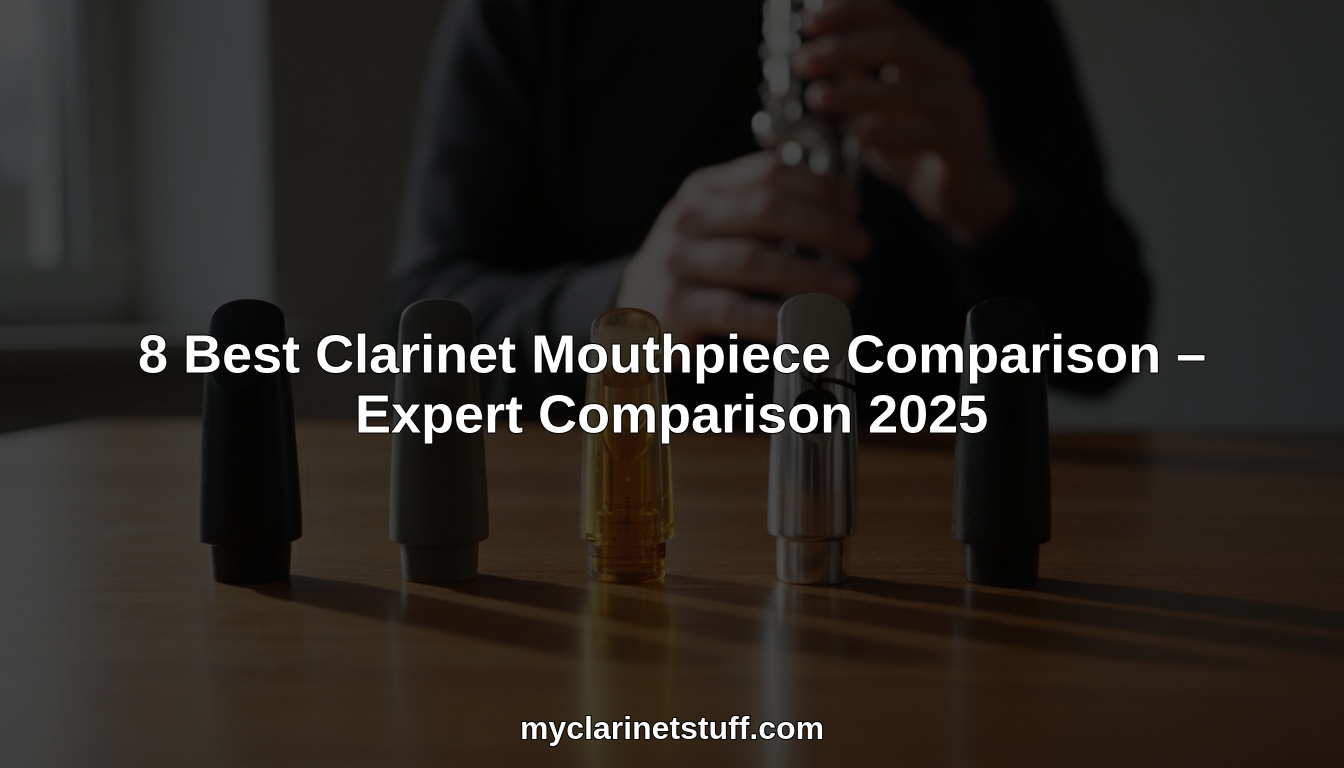 8 Best Clarinet Mouthpiece Comparison – Expert Comparison 2025 - My ...